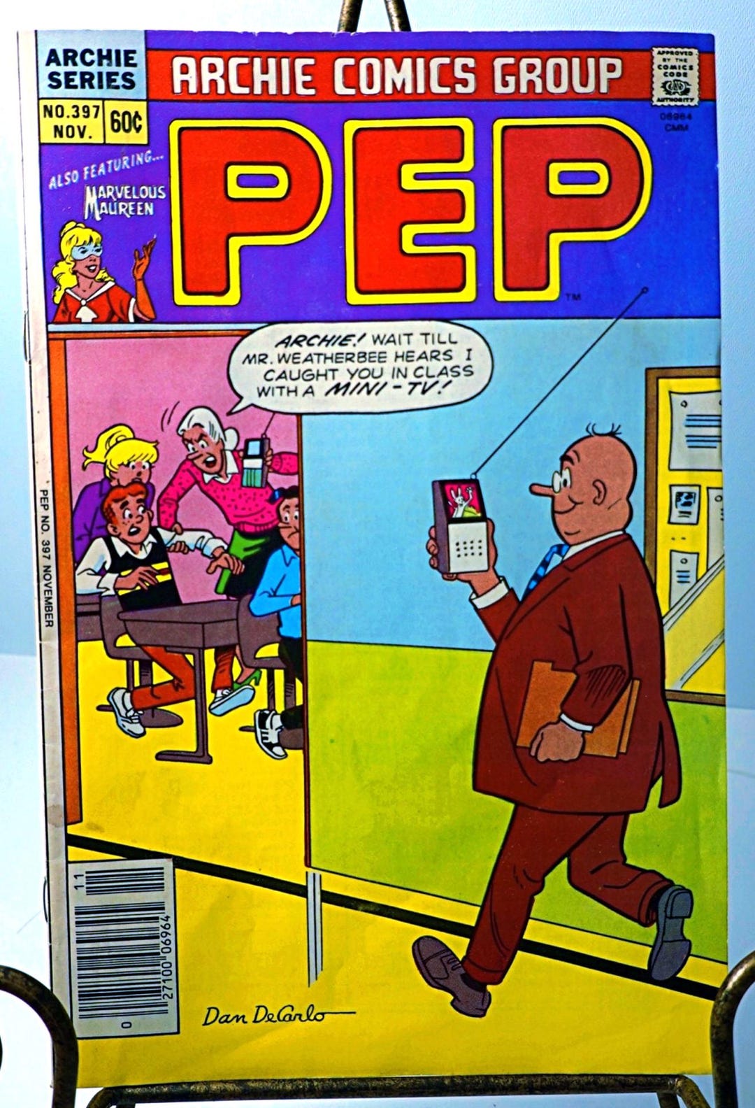 PEP No. 397 Nov. 1984 Comic Book NEWSSTAND ISSUE Archie Series Archie ...