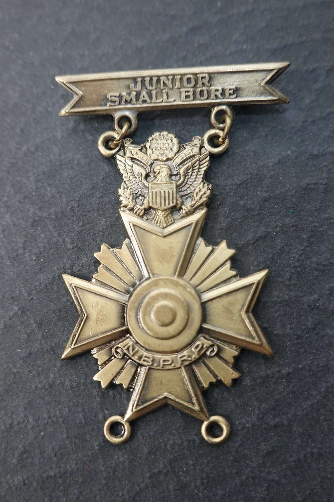 N.B.P.R.P Junior Small Bore Achievement Medal Rank Insignia Skills ...