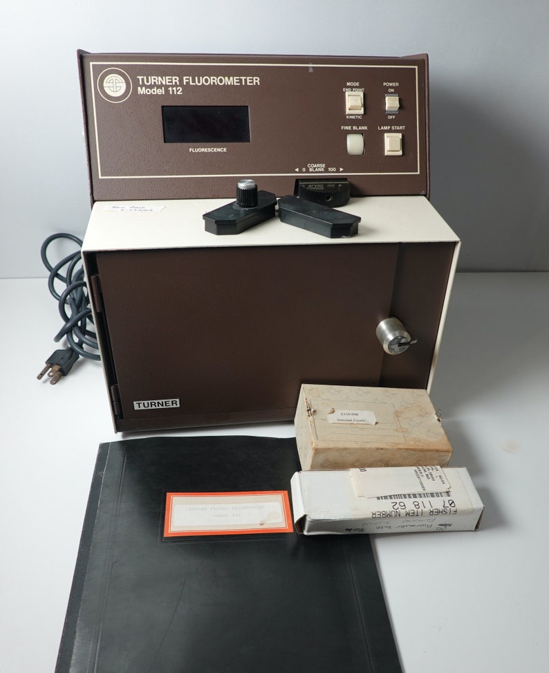 Sequoia Turner Filter Fluorometer Model 112 W/spare Bulb , Power Cord ...