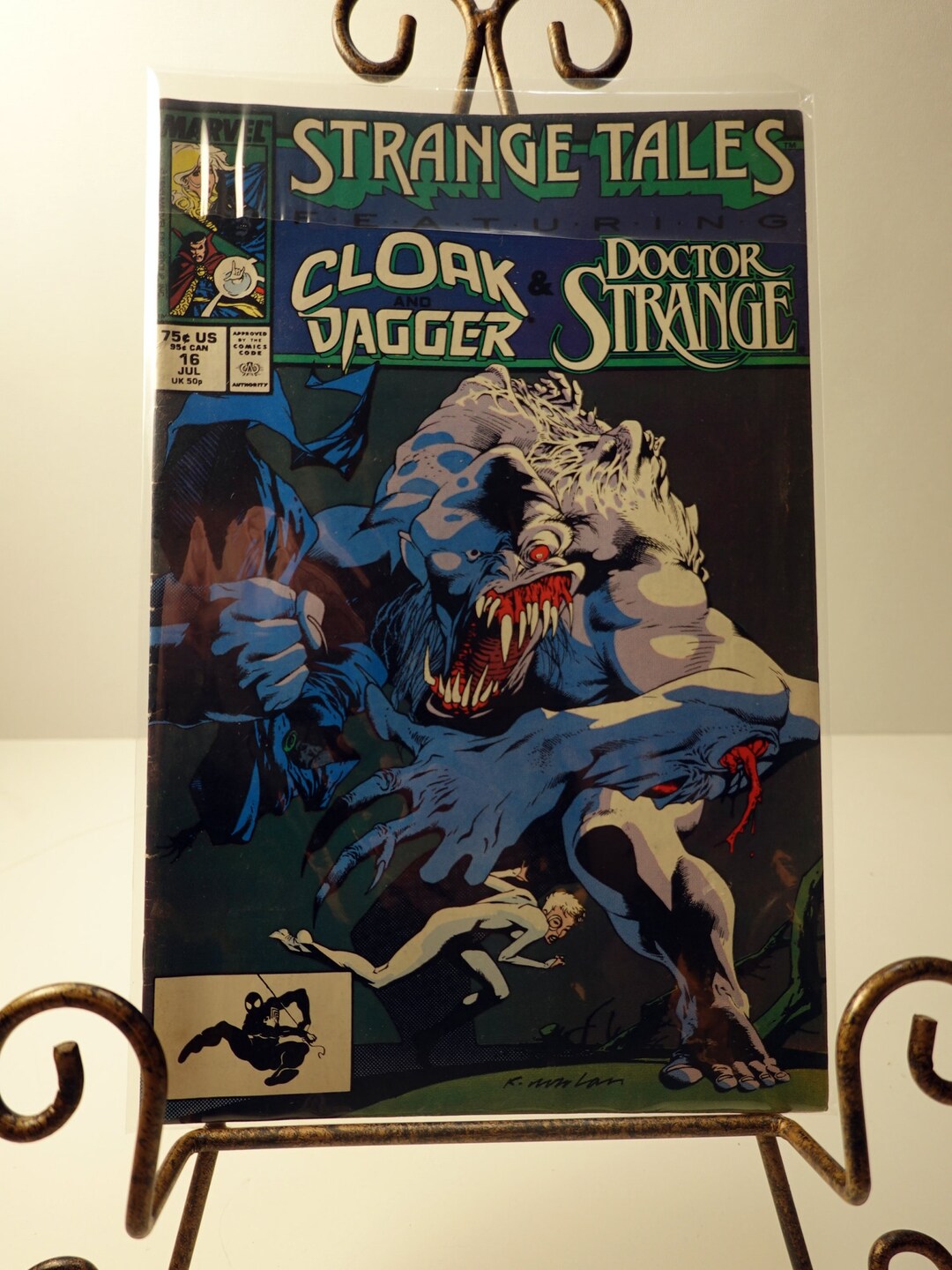 Strange Tales Featuring Cloak & Dagger and Dr Strange 16 July 1988 - Etsy