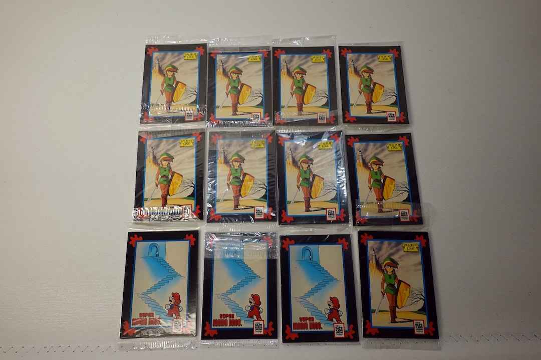 1991 Impel Video Game Trading Cards Treats Vintage Nintendo 9 Zelda 3 ...