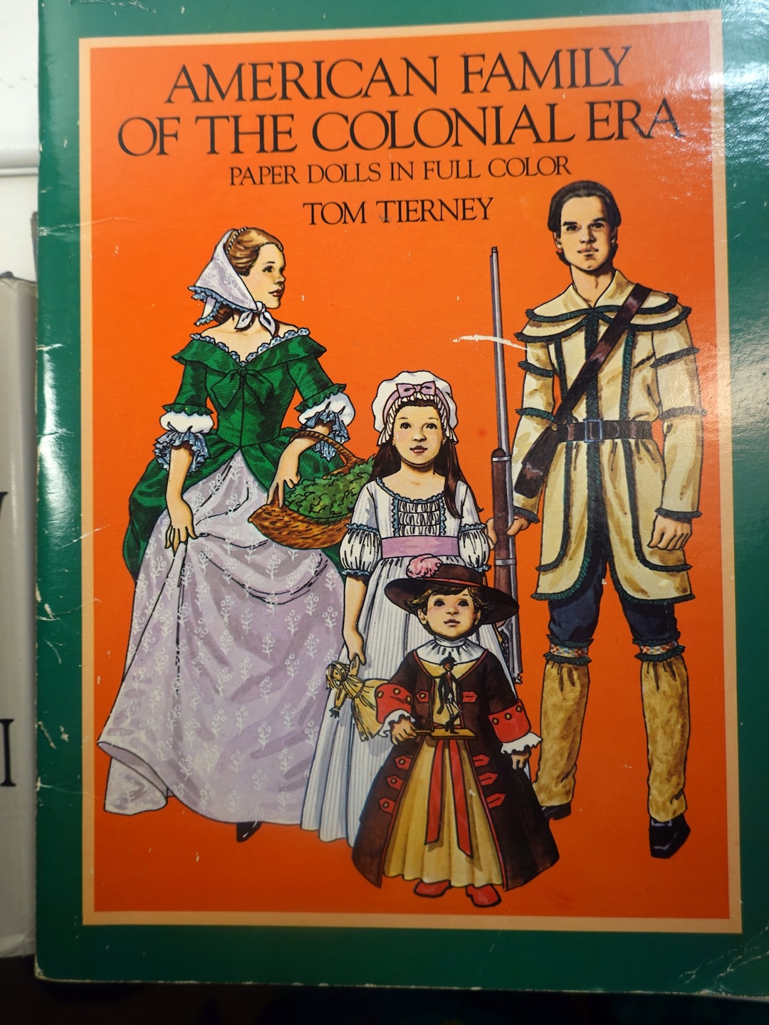 Rare Vintage American Family of the Colonial Era, Paper Dolls in Full ...