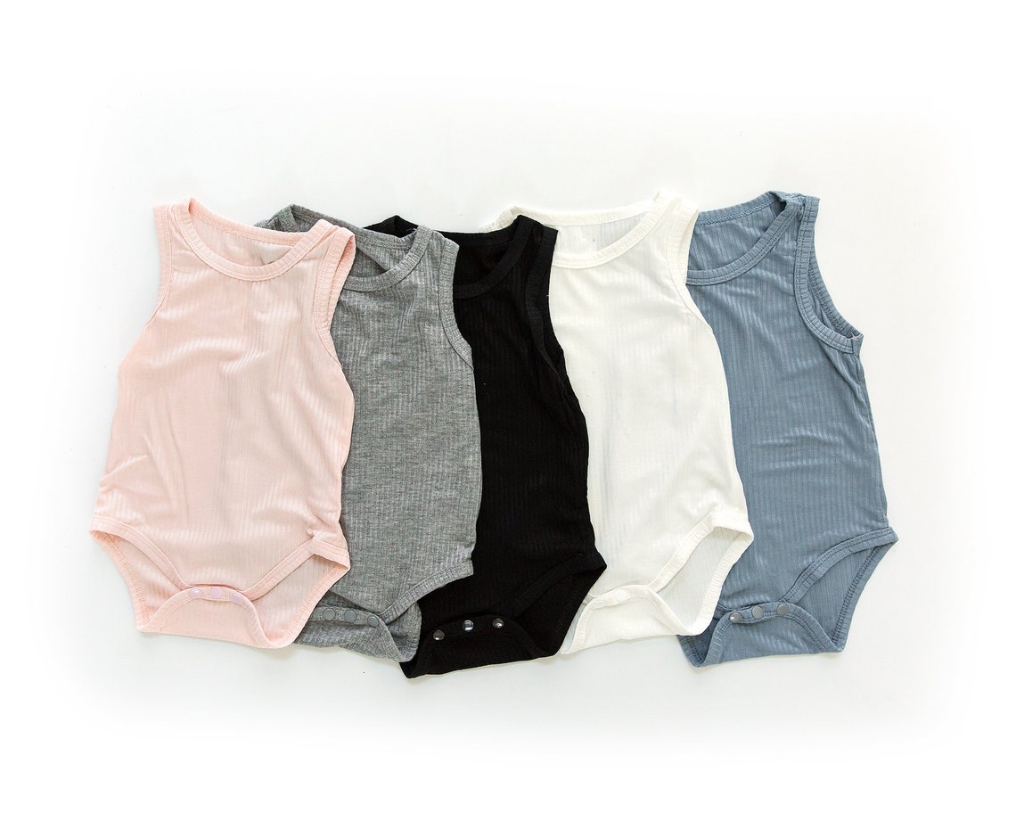 Basic Bodysuit in Gray - Etsy