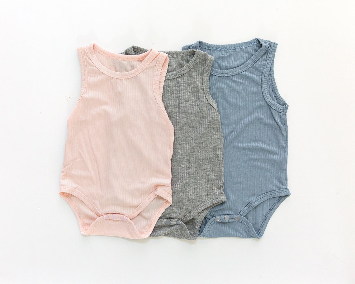 Basic Bodysuit in Gray - Etsy