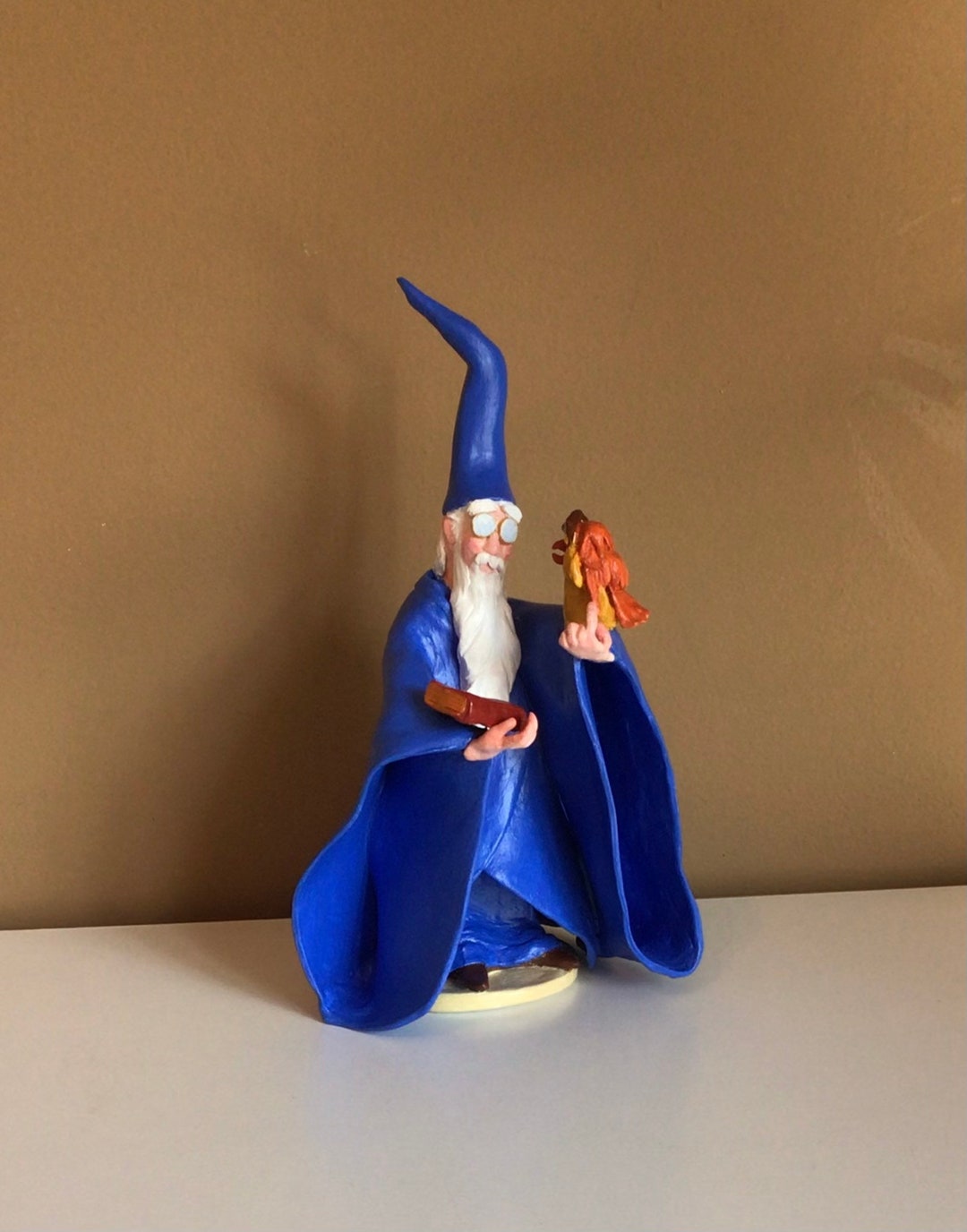 Ceramic Sculpture of Merlin the Wizard - Etsy