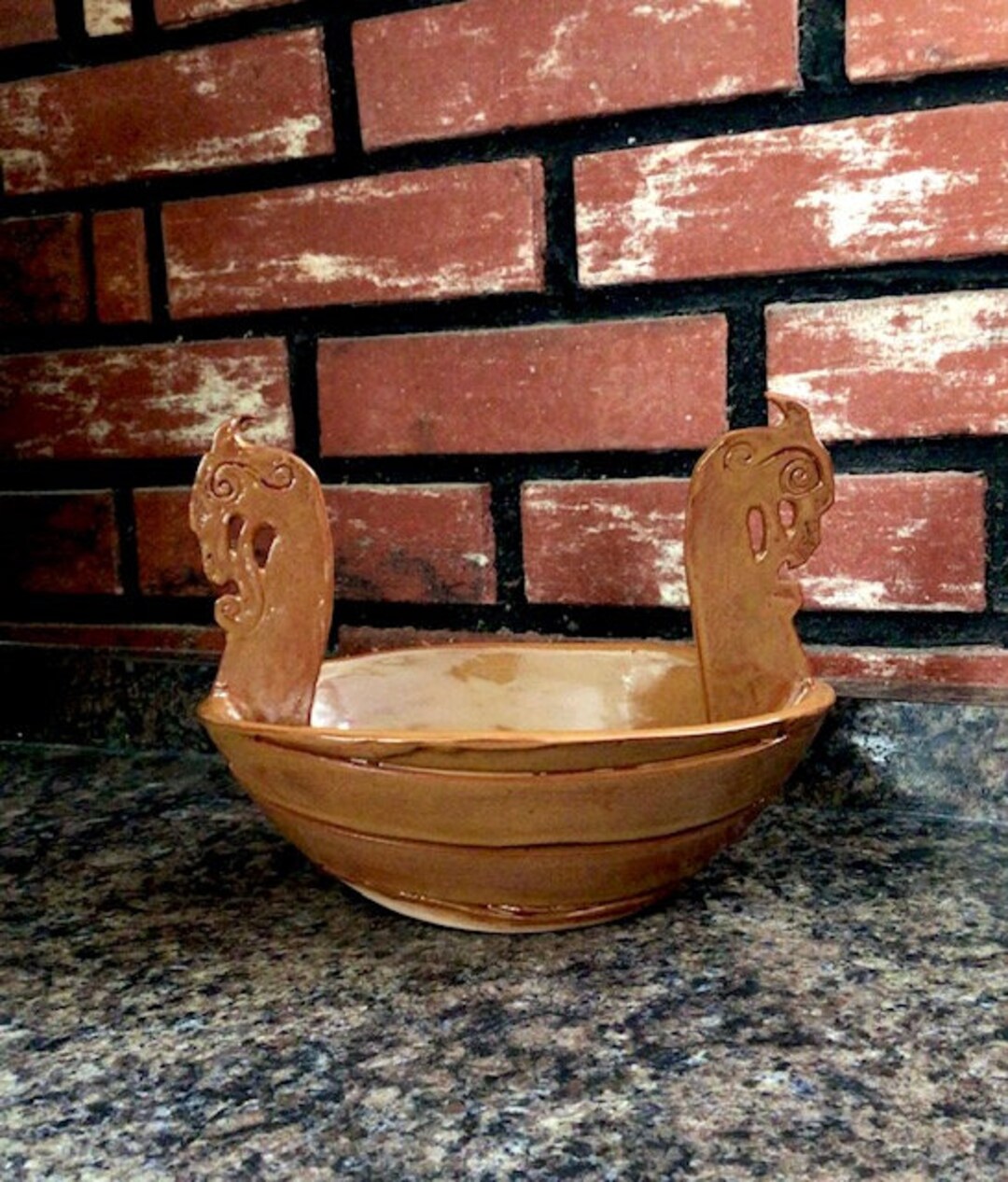 Viking Ale Bowl, Kjenge Ale Bowl, Dragon Bowl, Unique Gift,viking Decor ...