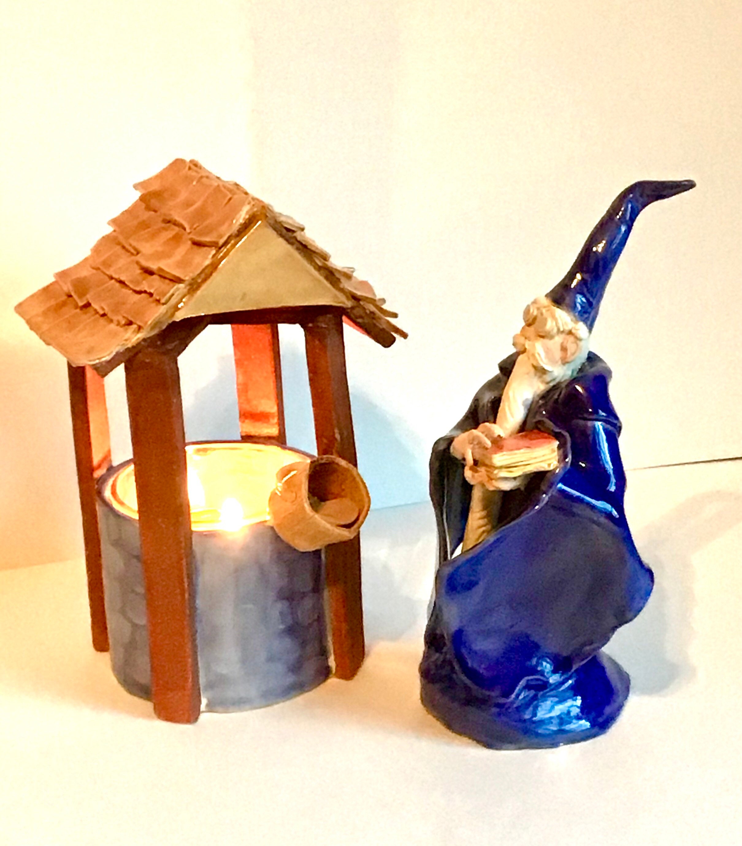 Ceramic Sculpture of Merlin the Wizard | Etsy