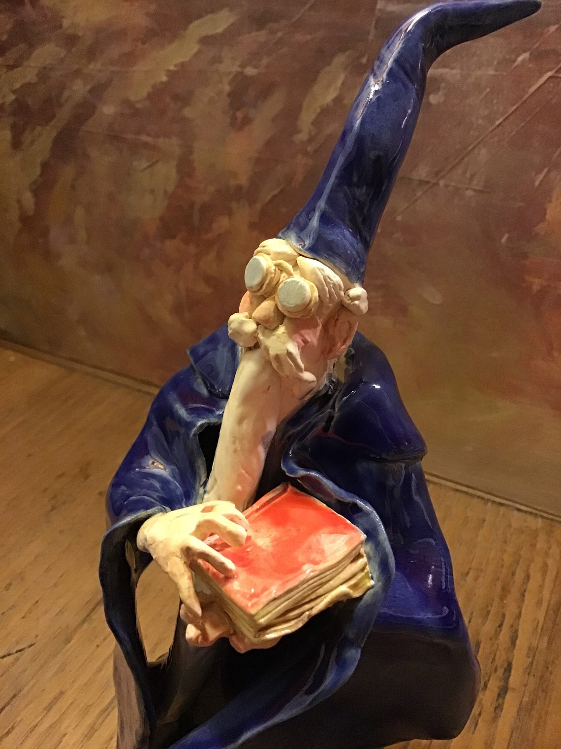 Ceramic Sculpture of Merlin the Wizard | Etsy