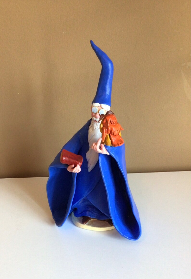 Ceramic Sculpture of Merlin the Wizard - Etsy