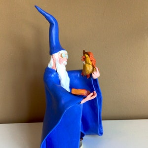 Ceramic Sculpture of Merlin the Wizard - Etsy