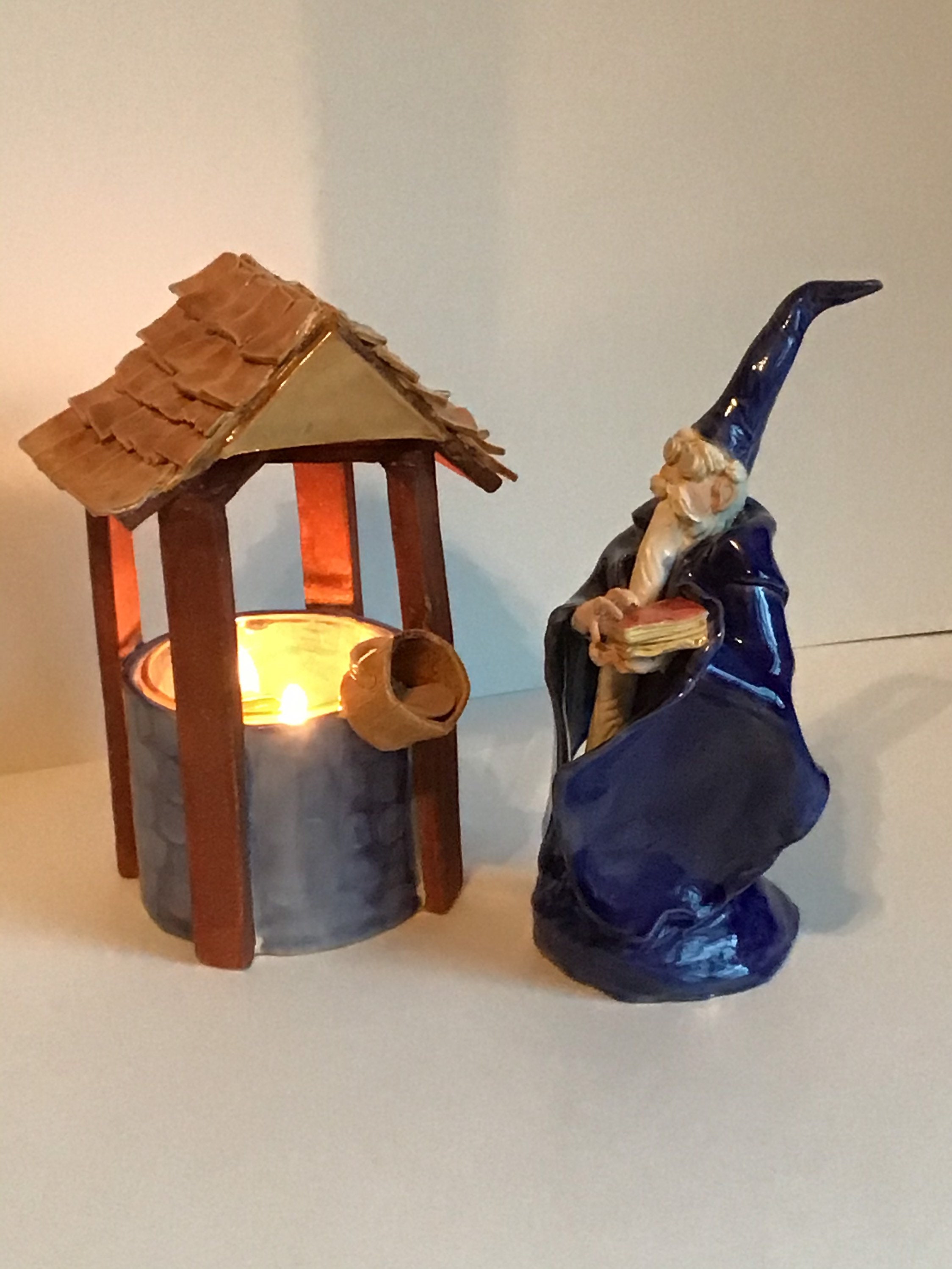 Ceramic Sculpture of Merlin the Wizard | Etsy