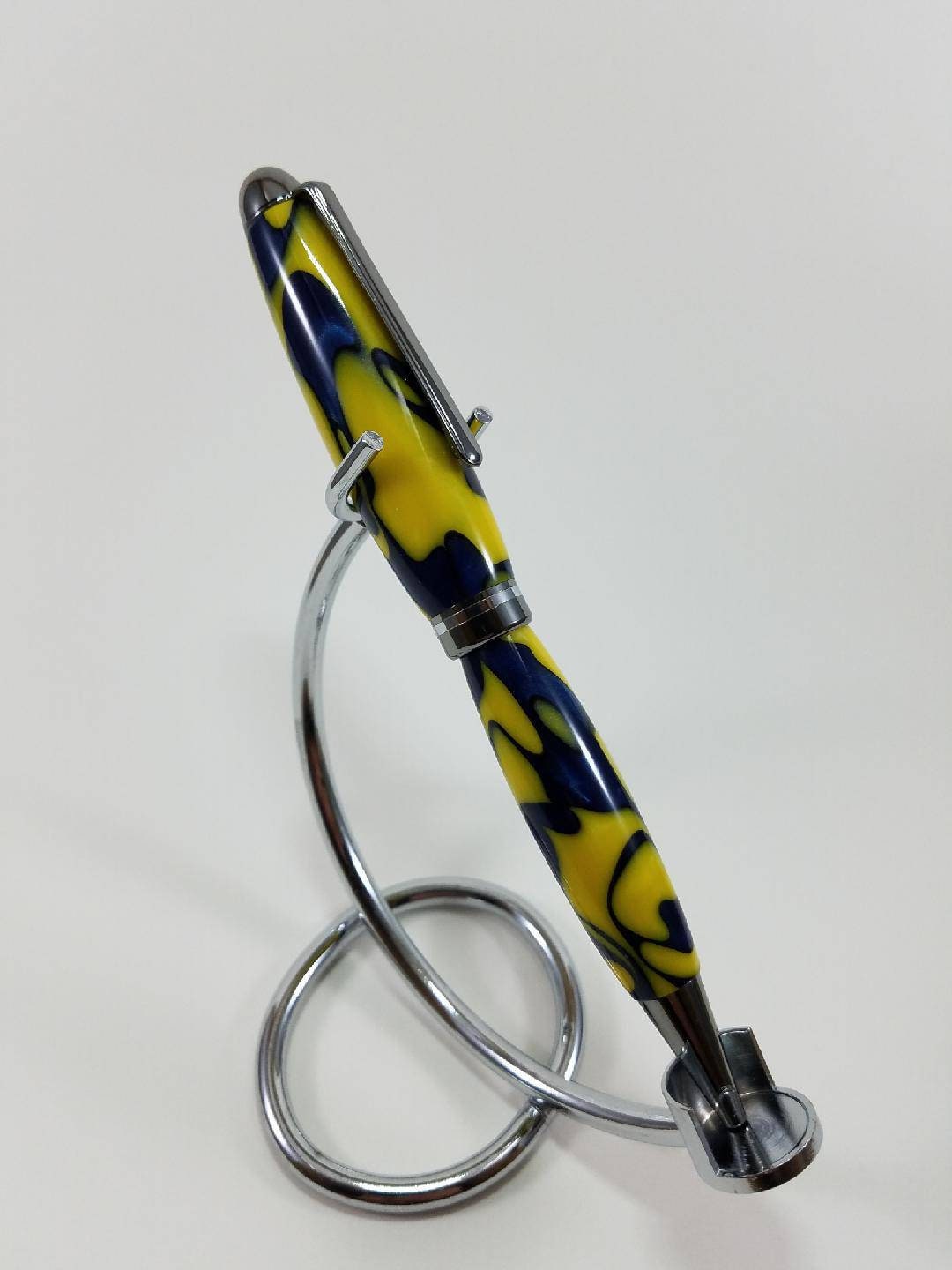 Blue and Yellow European Style Pen - Etsy