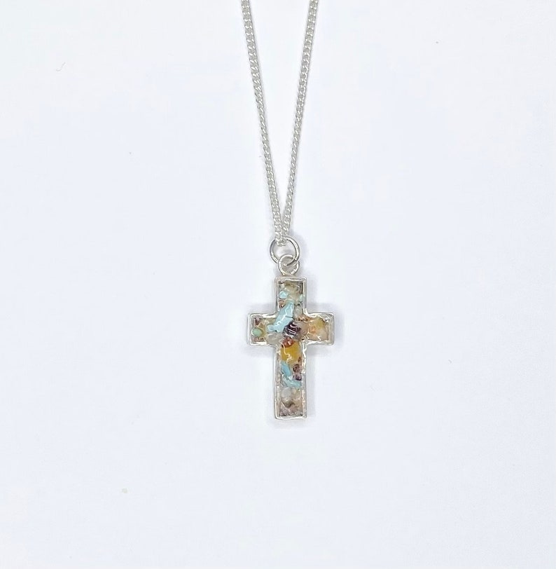 Harvest Cross Necklace Silver - Etsy