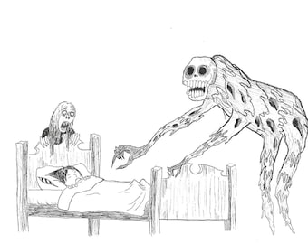 Sleep Paralysis Art - Etsy
