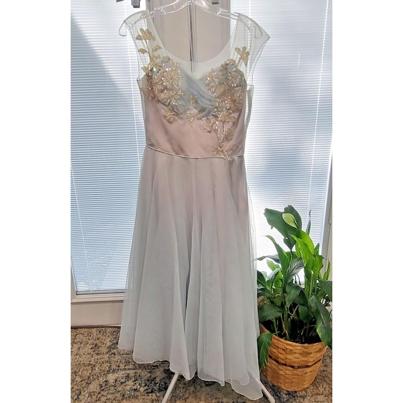 Ice Blue Chiffon - Etsy