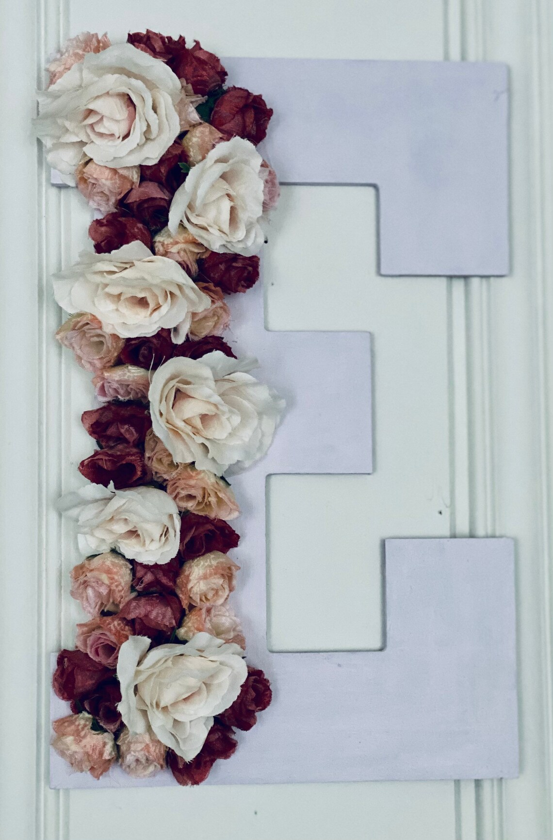 Custom Floral Letter - Etsy