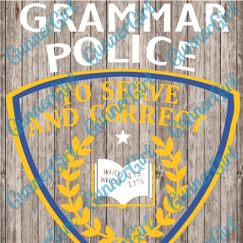 Grammar Police - Etsy
