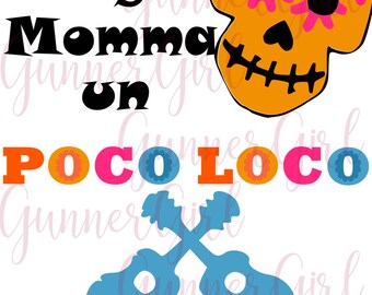 Un poco loco svg | Etsy