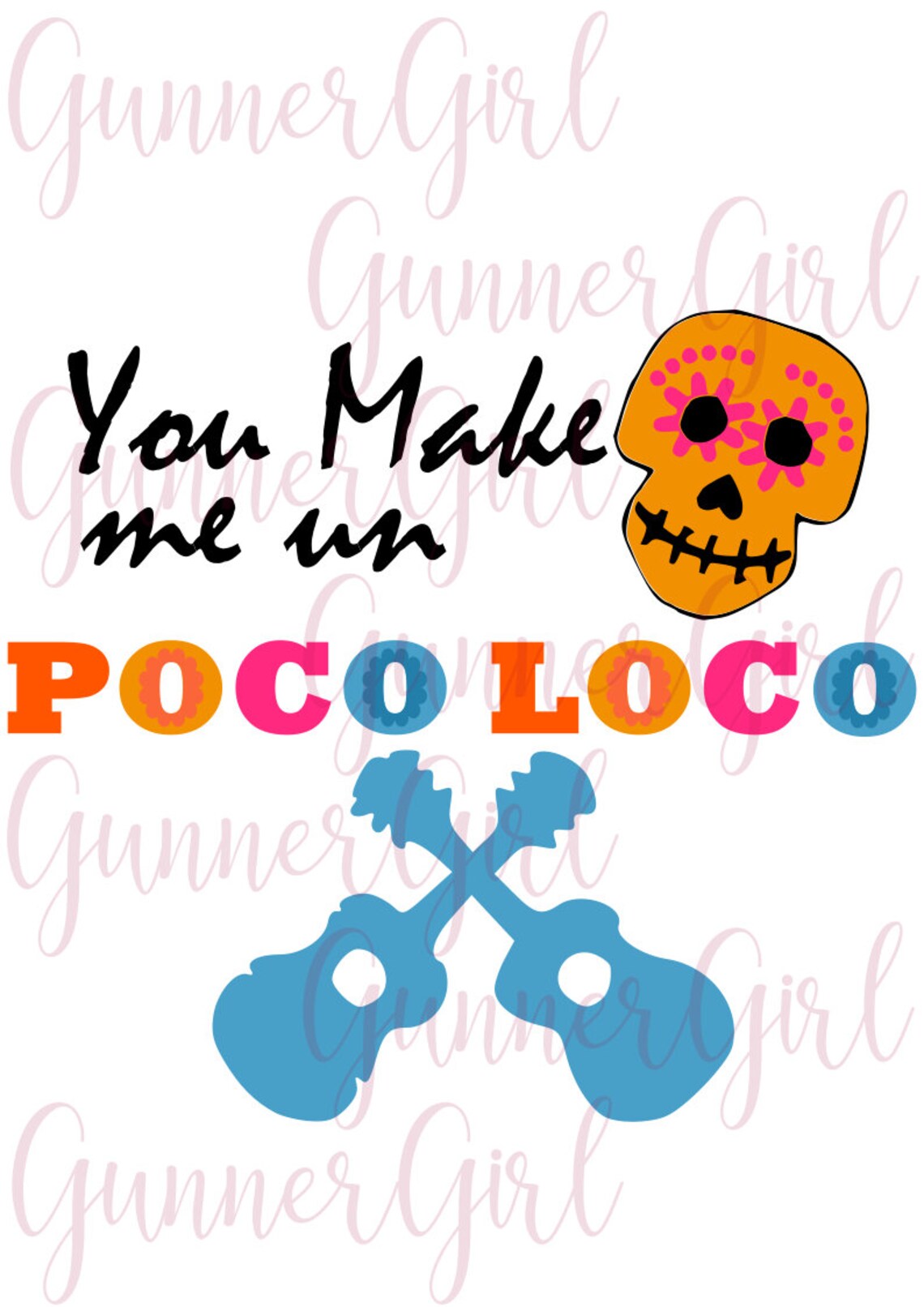 You Make Me Un Poco Loco SVG - Etsy