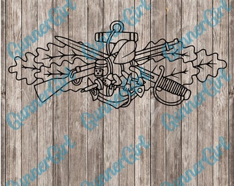 Navy Enlisted Surface Warfare SVG - Etsy