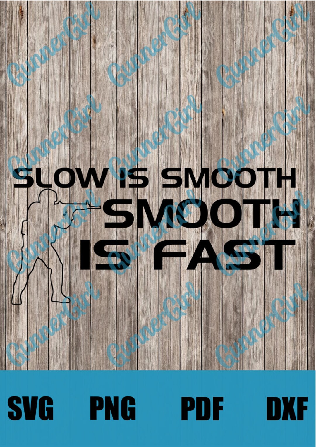 Slow is Smooth, Smooth is Fast SVG - Etsy