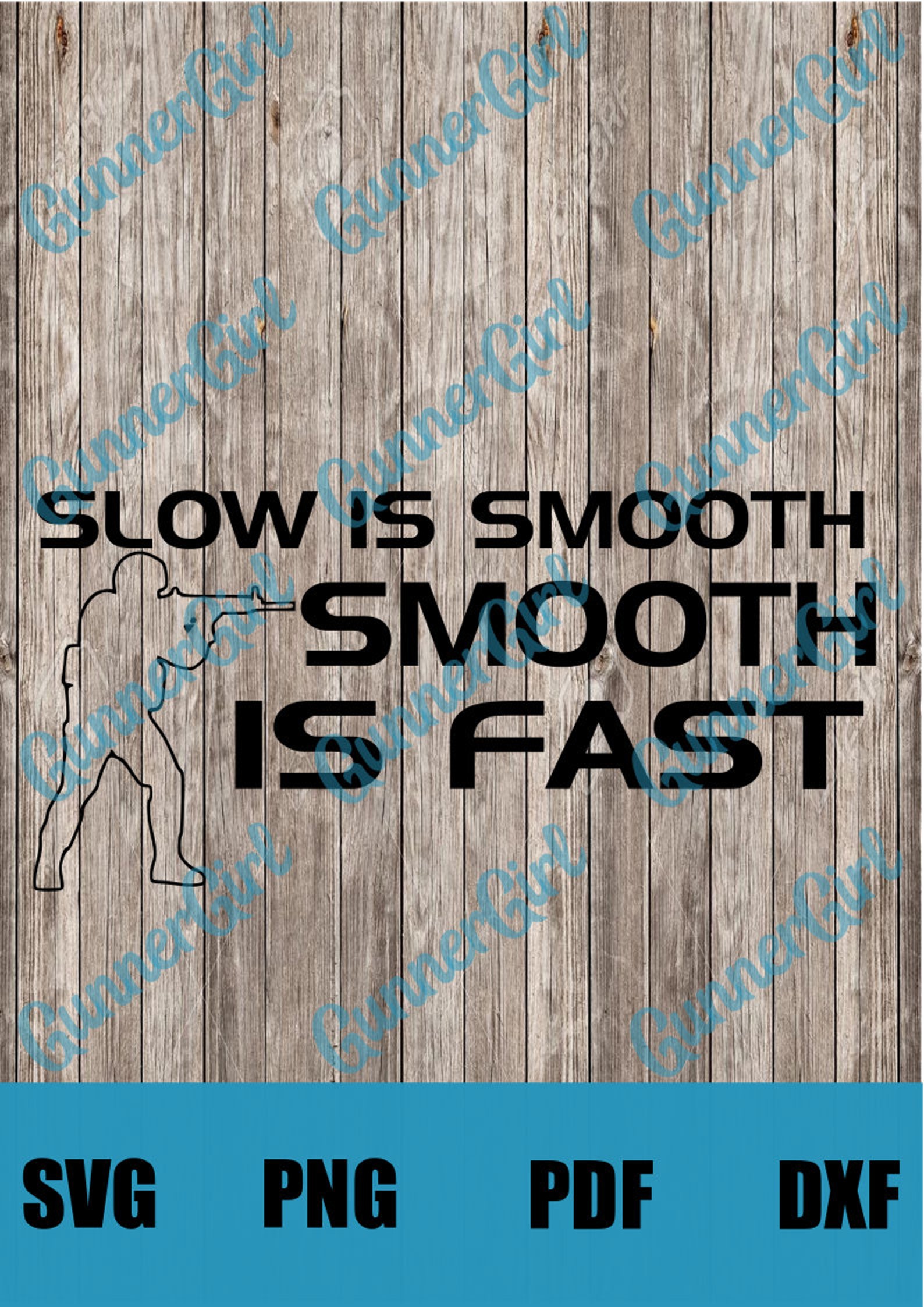 Slow is Smooth, Smooth is Fast SVG - Etsy