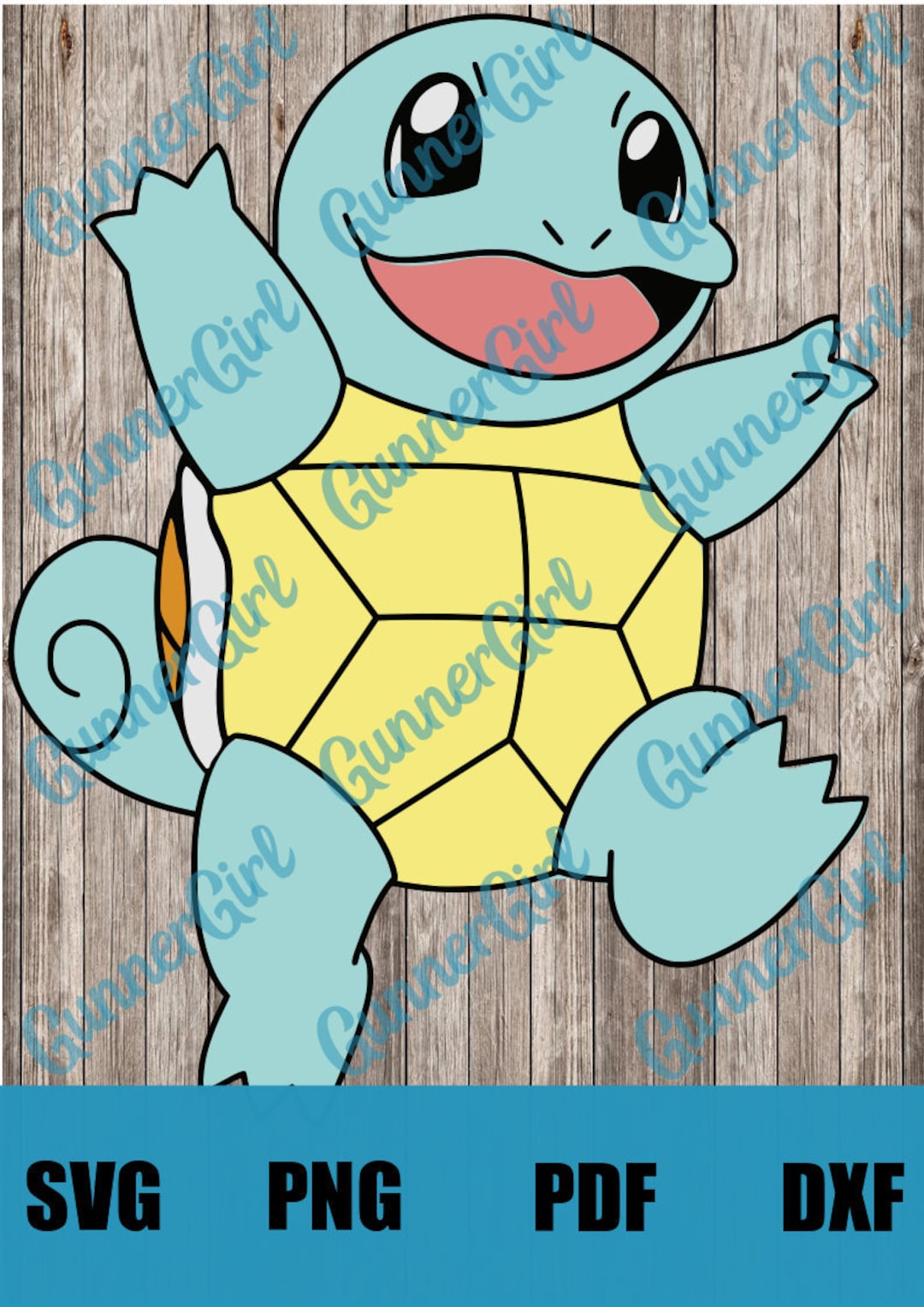 Squirtle SVG - Etsy