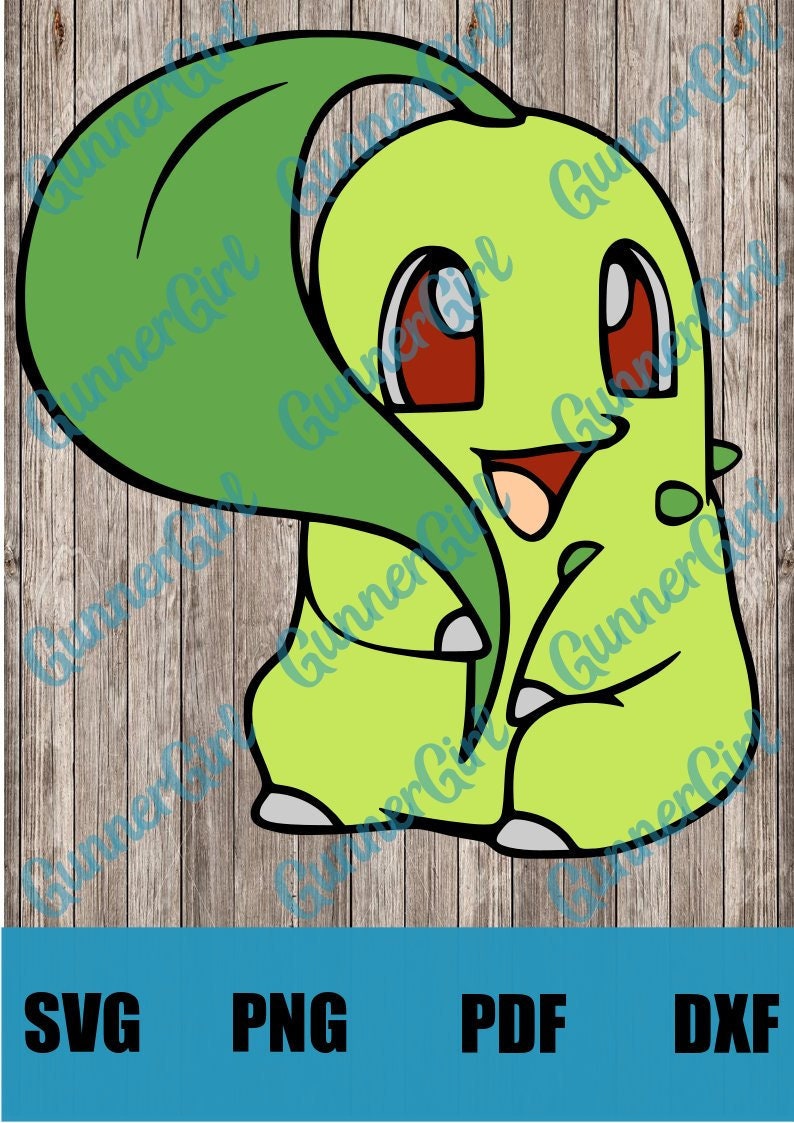 Chikorita SVG | Etsy