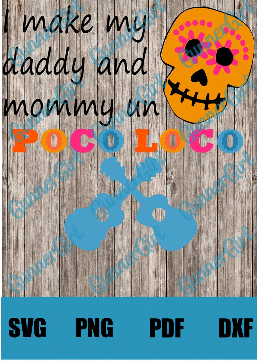 Je fais mon papa et maman un Poco Loco SVG - Etsy France