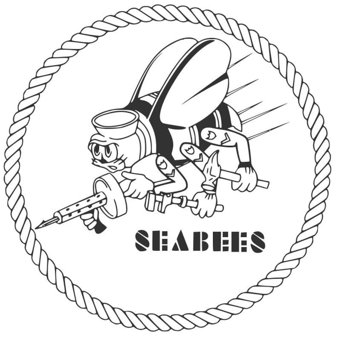 Navy Seabee SVG - Etsy