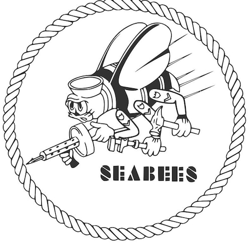 3D Navy Seabee Combat Warfare Pin SCW File Great for Cutting - Etsy