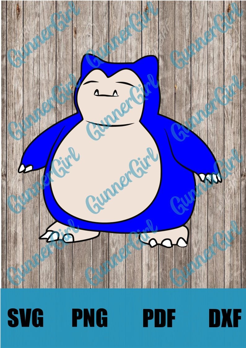 Snorlax SVG | Etsy