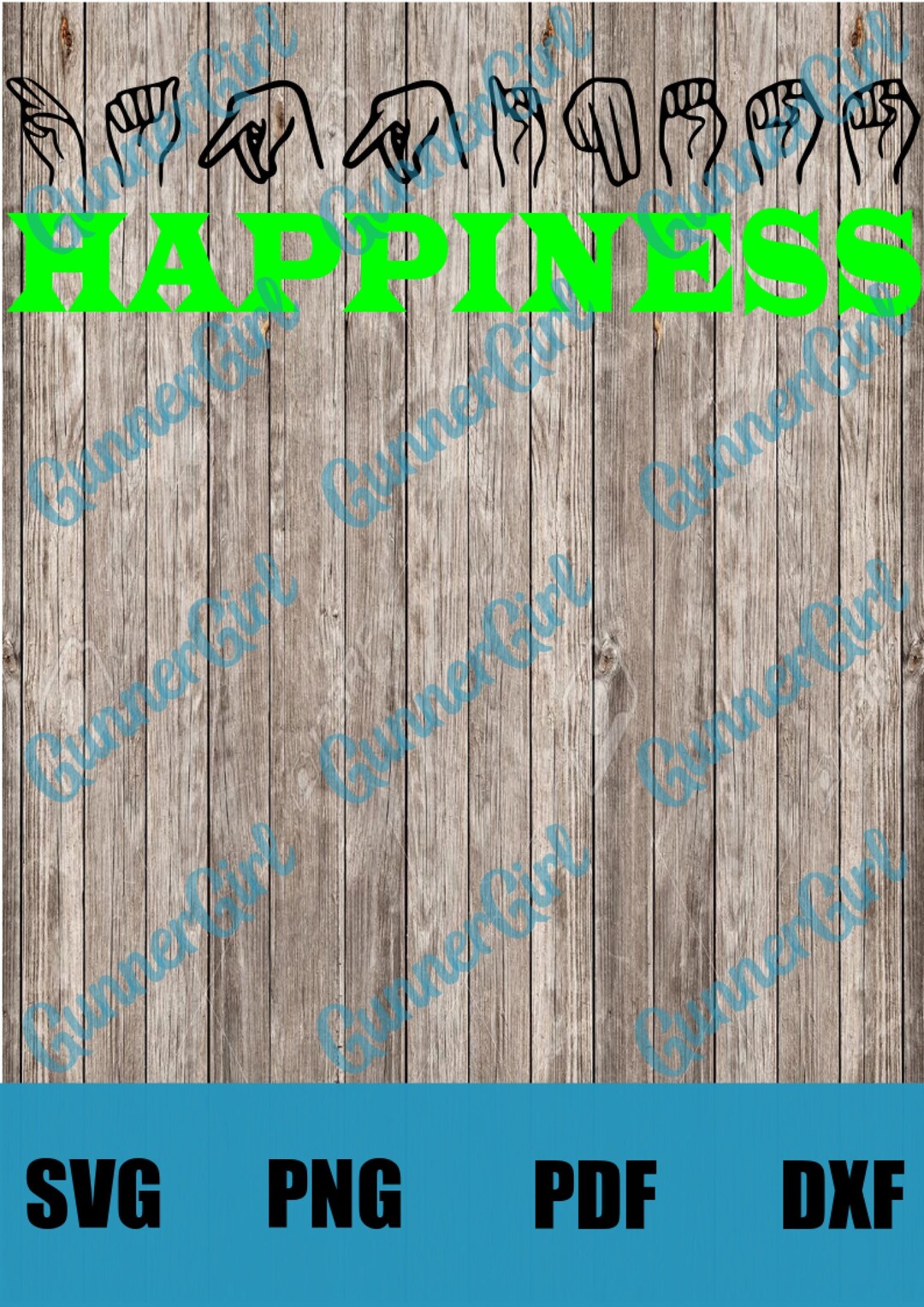 Happiness SVG - Etsy