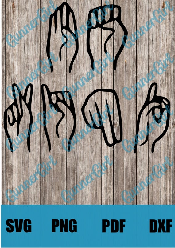 Be Kind Sign Language SVG | Etsy