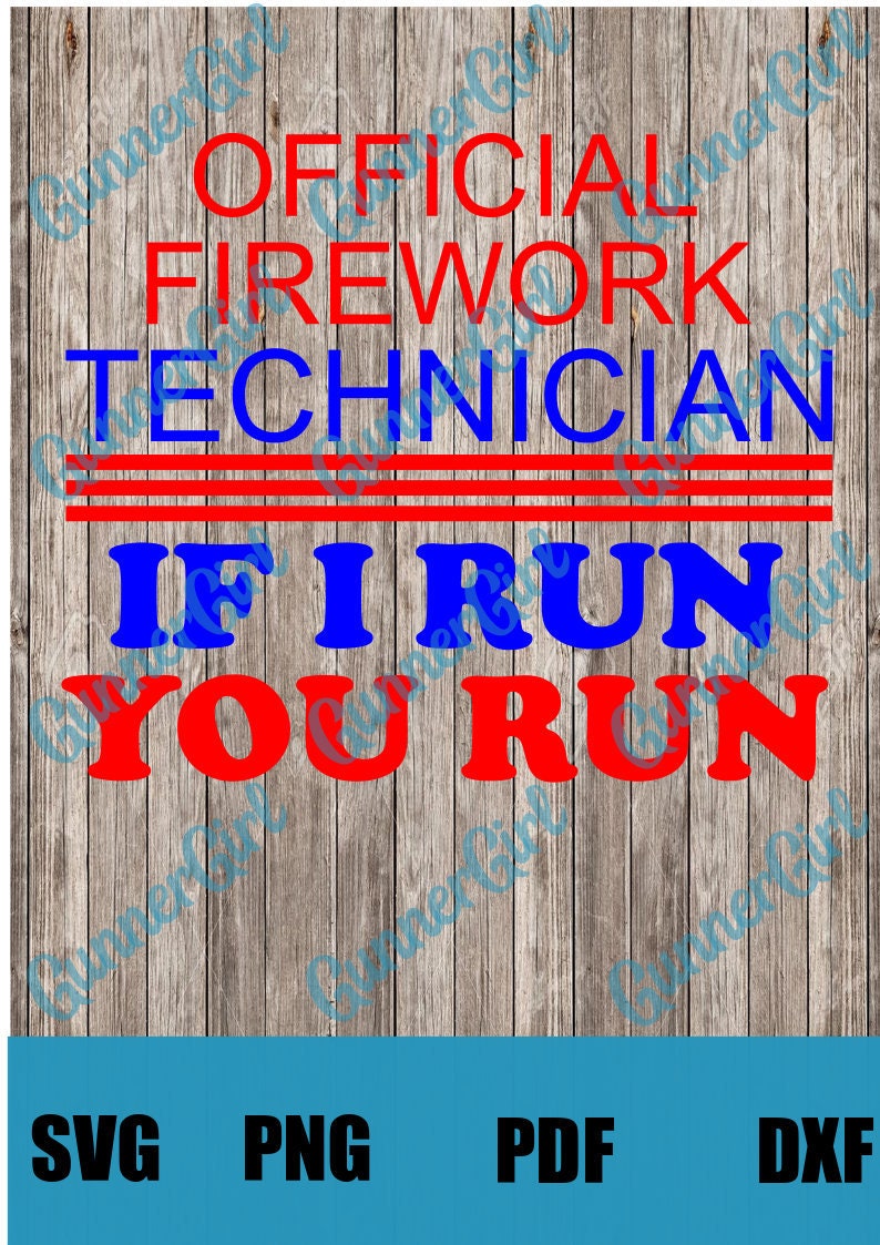 Official Fireworks Technician SVG - Etsy