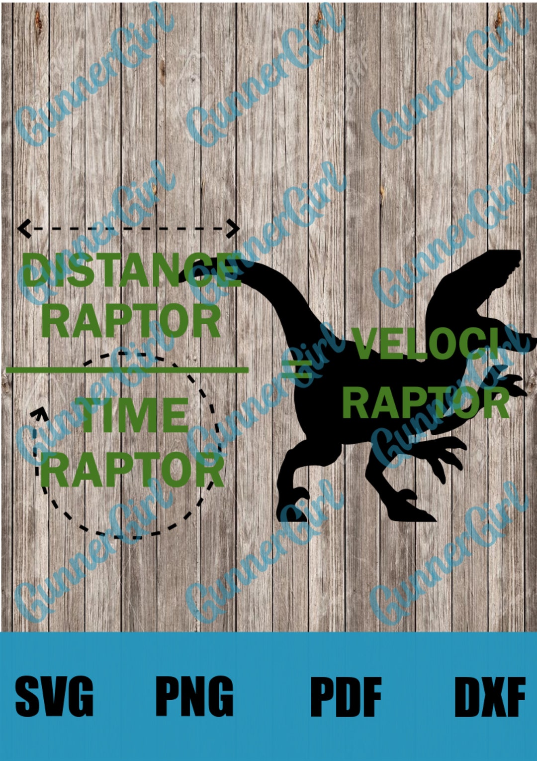 Time/ Distance Veloci Raptor SVG - Etsy