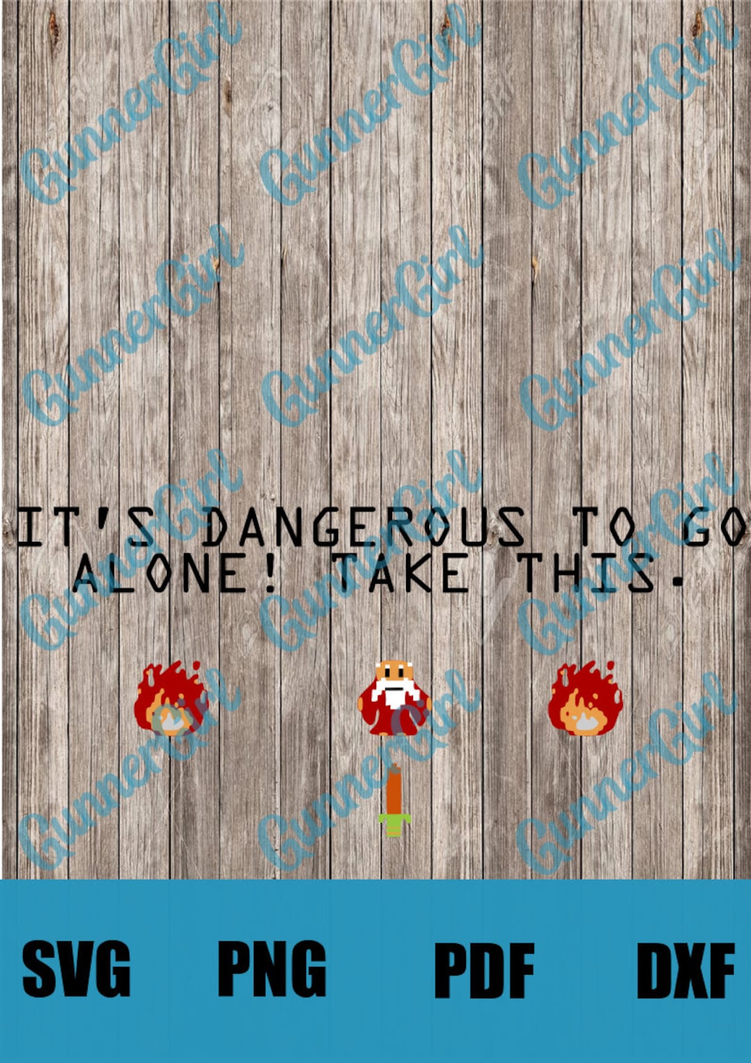 It's Dangerous to Go Alone! Take This. SVG - Etsy