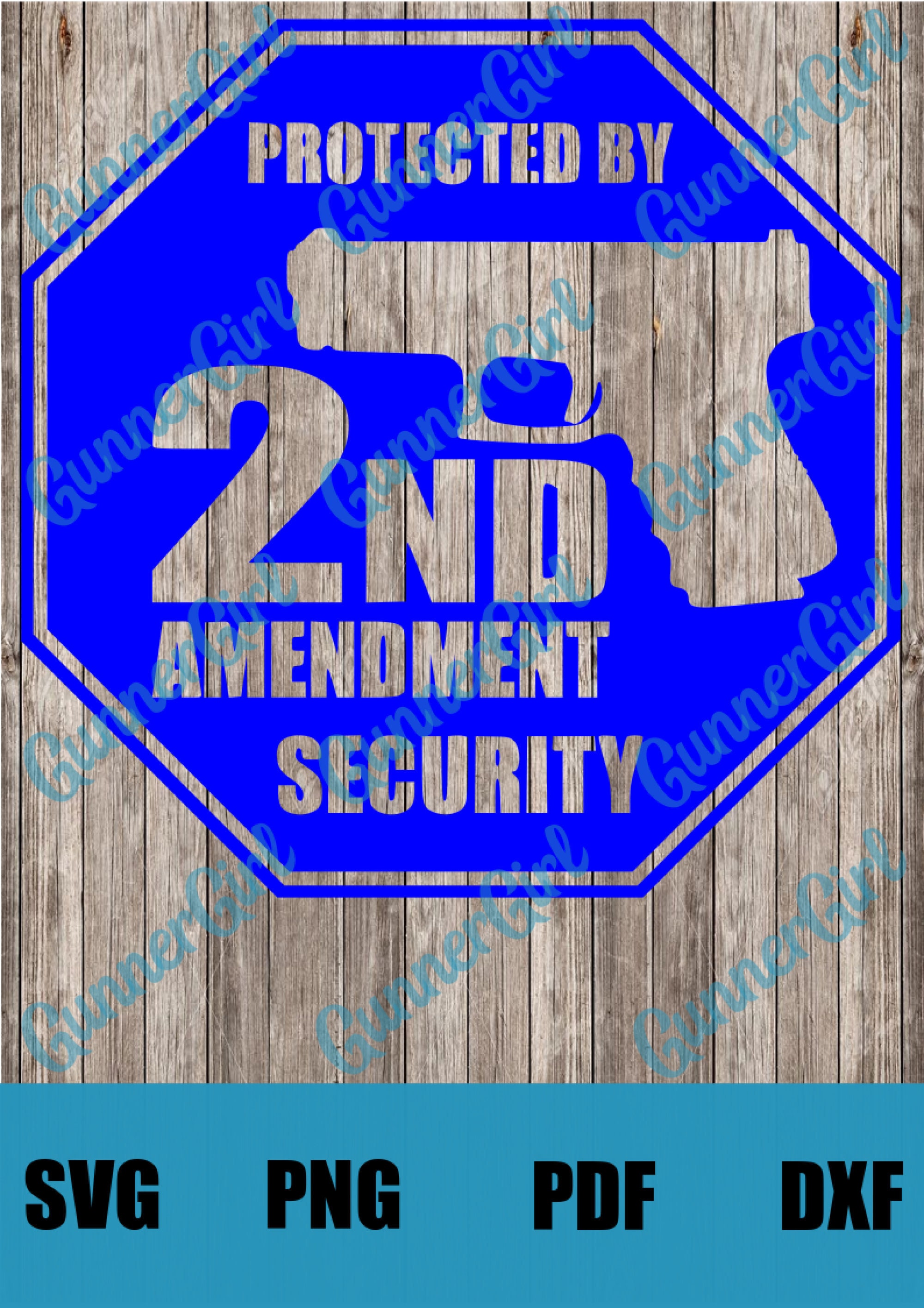 Protected by the 2nd Amendment SVG - Etsy