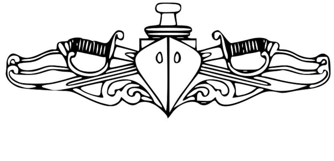 Navy Surface Warfare Officer SVG - Etsy