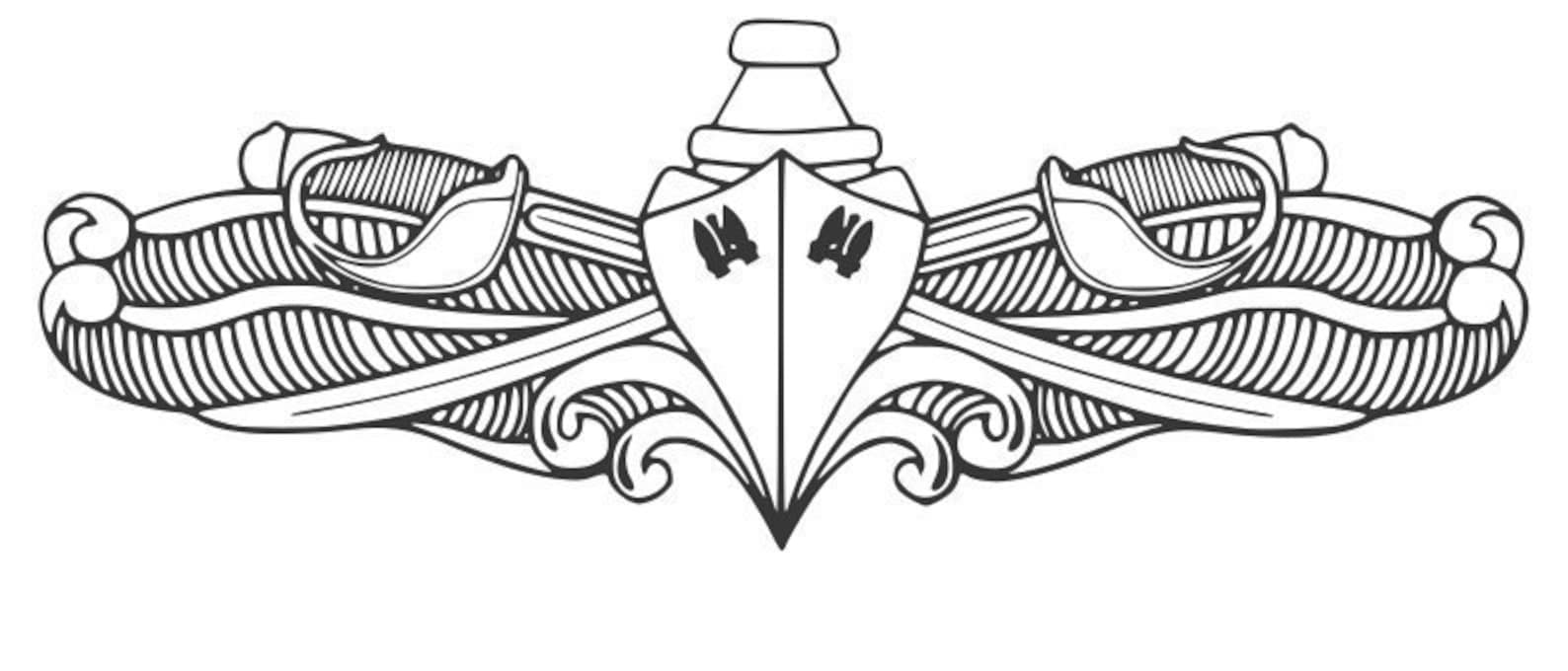 Navy Enlisted Surface Warfare SVG - Etsy Australia