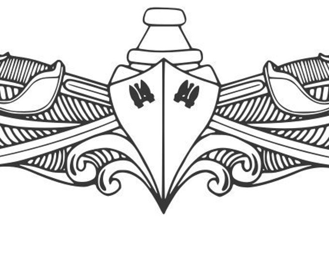 Navy Enlisted Surface Warfare SVG - Etsy