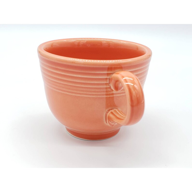 Fiestaware Persimmon Coffee Cup by Homer Laughlin 1998 - Etsy