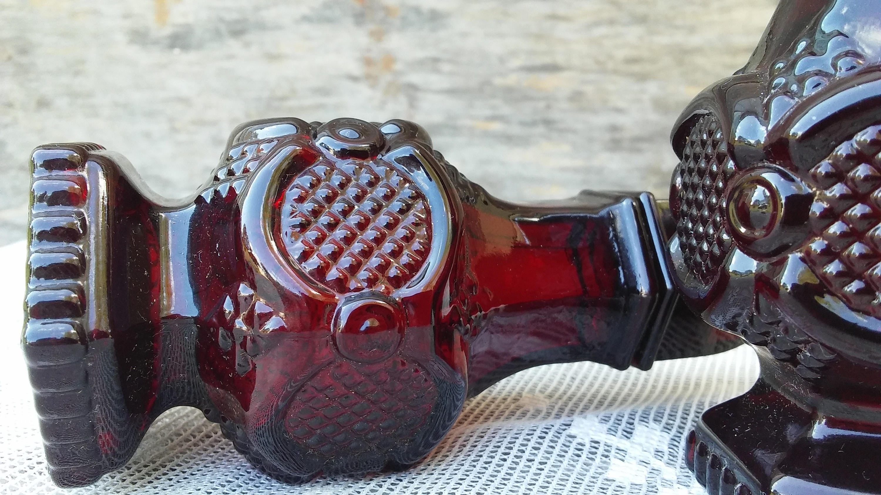 Garnet Red Salt and Pepper Shakers Cape Cod Avon by Wheaton - Etsy