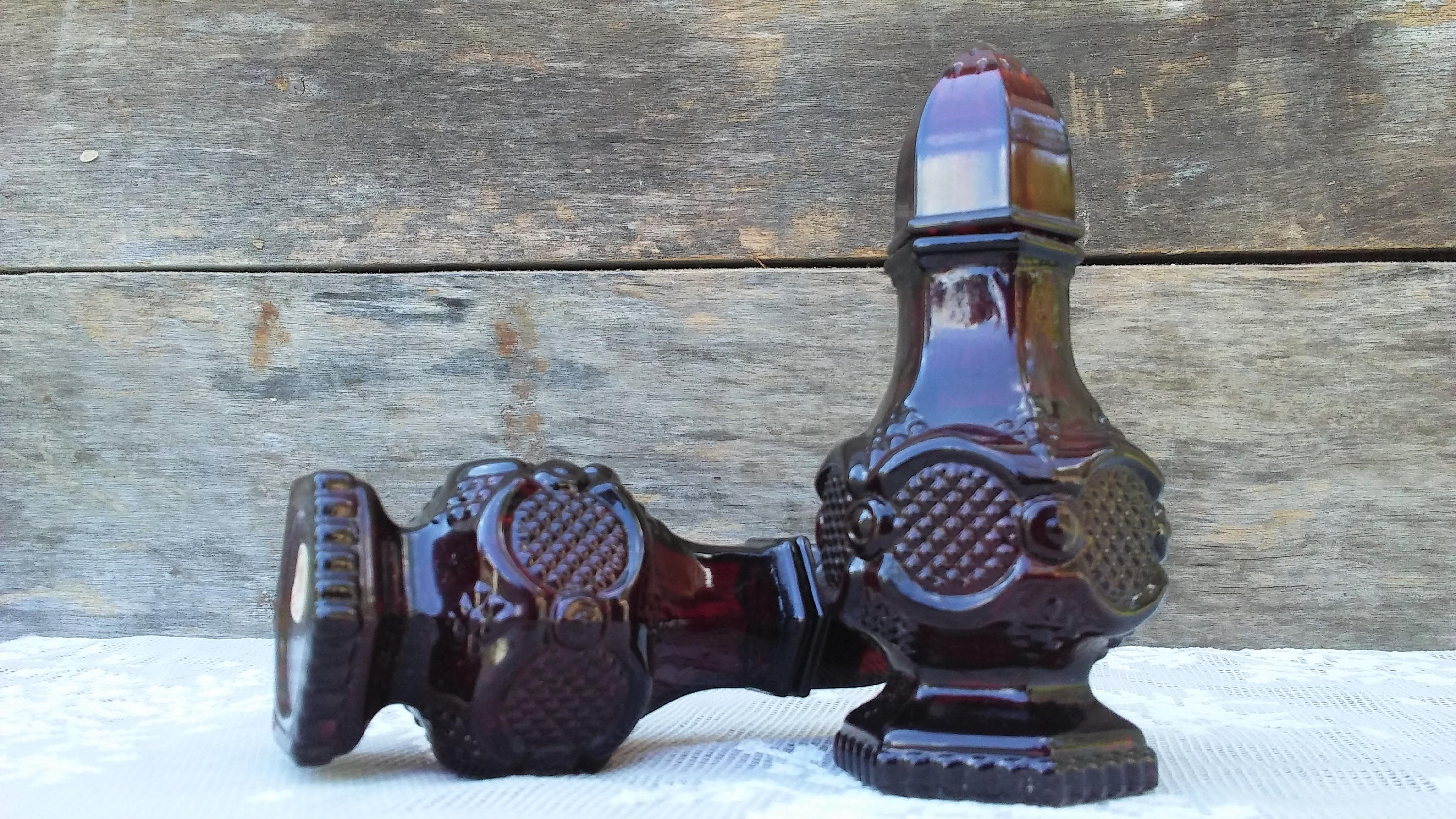 Garnet Red Salt and Pepper Shakers Cape Cod Avon by Wheaton - Etsy