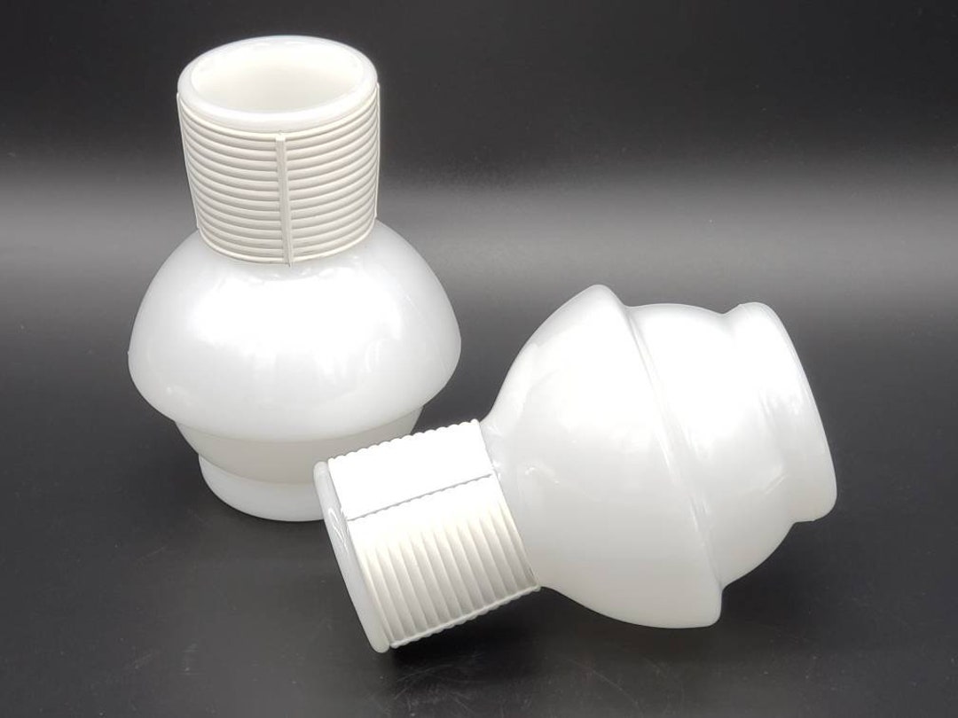 Mckee Glass, Hottle Bottle, Set of 2, Vintage Glasbake, Opaque Glass ...