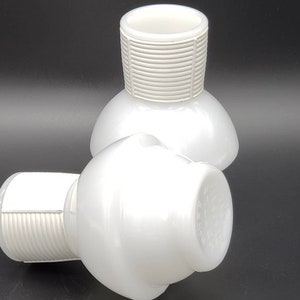 Mckee Glass, Hottle Bottle, Set of 2, Vintage Glasbake, Opaque Glass ...