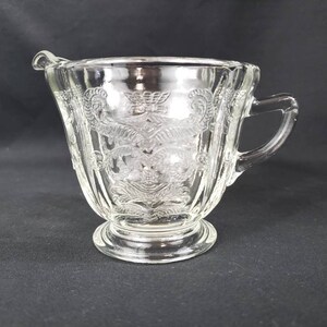 Recollections Clear Creamer Indiana Glass Madrid Pattern - Etsy