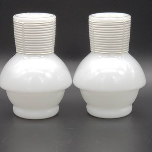 Mckee Glass, Hottle Bottle, Set of 2, Vintage Glasbake, Opaque Glass ...