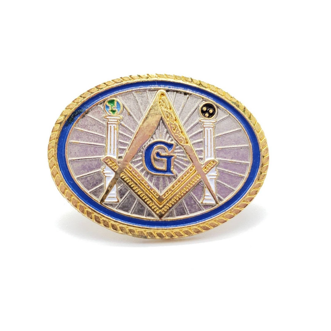Masonic Lapel Pin, Freemasons Tie Pin, Masonic Tie Pin, Masonic Hat Pin ...
