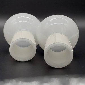 Mckee Glass, Hottle Bottle, Set of 2, Vintage Glasbake, Opaque Glass ...